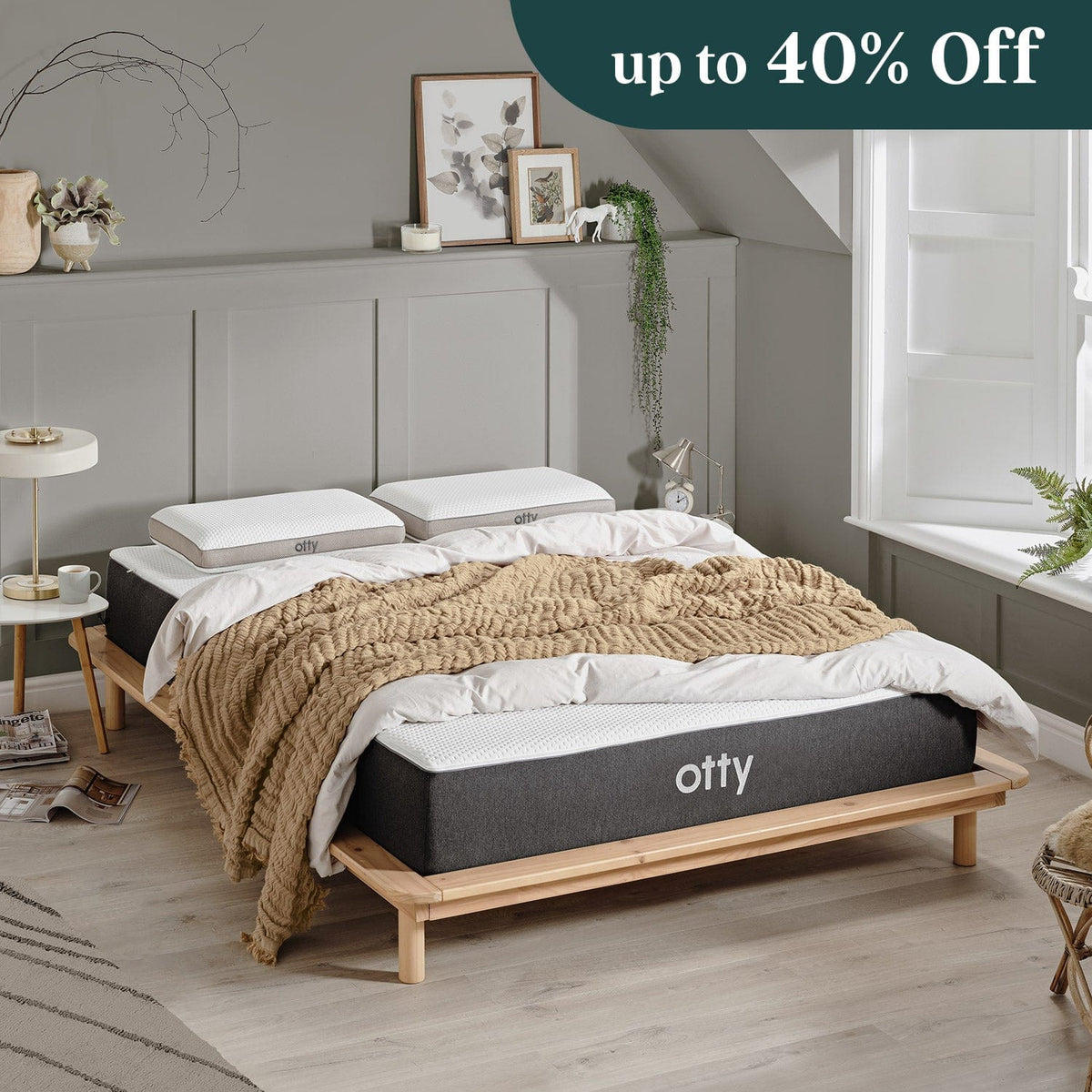 Contemporary Bed Frame By OTTY – OTTY Sleep